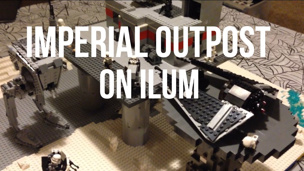 Lego Star Wars Imperial Outpost on Ilum (Huge) - YouTube