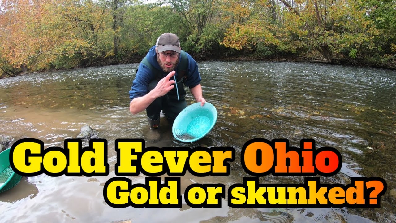 Gold Fever Ohio! Panning the Mahoning River!! - YouTube