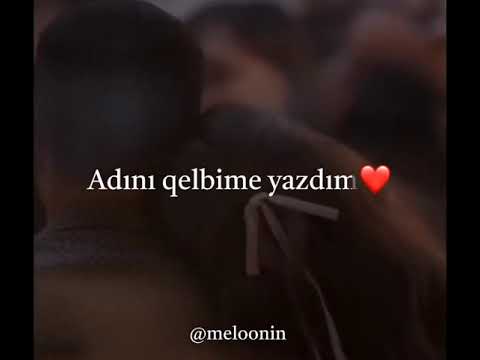 Adını qəlbimə yazdım 😌❤️ Whatsappp üçün maraqlı mənalı statuslar sevgiyə aid videolar status video