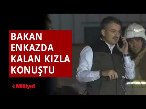 Bakan Pakdemirli enkazda kalan vatandaşla telefonda görüştü