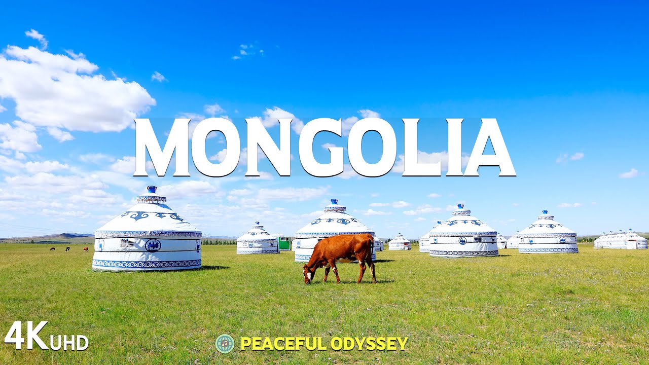 Mongolia 4K Video - Meditation Music: Relaxing Healing Music for Body ...