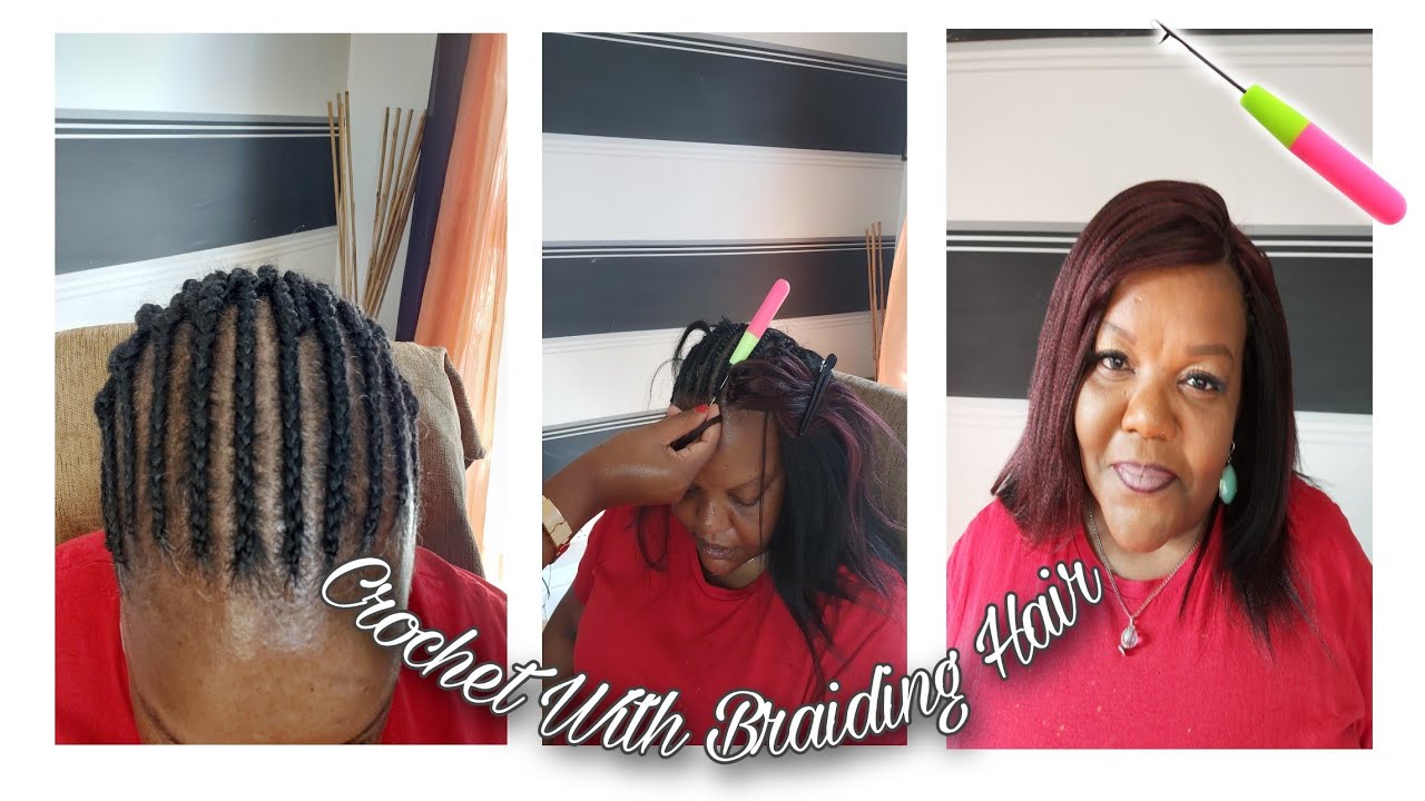 How to install crochet with xpressions Ultra braiding hair - YouTube
