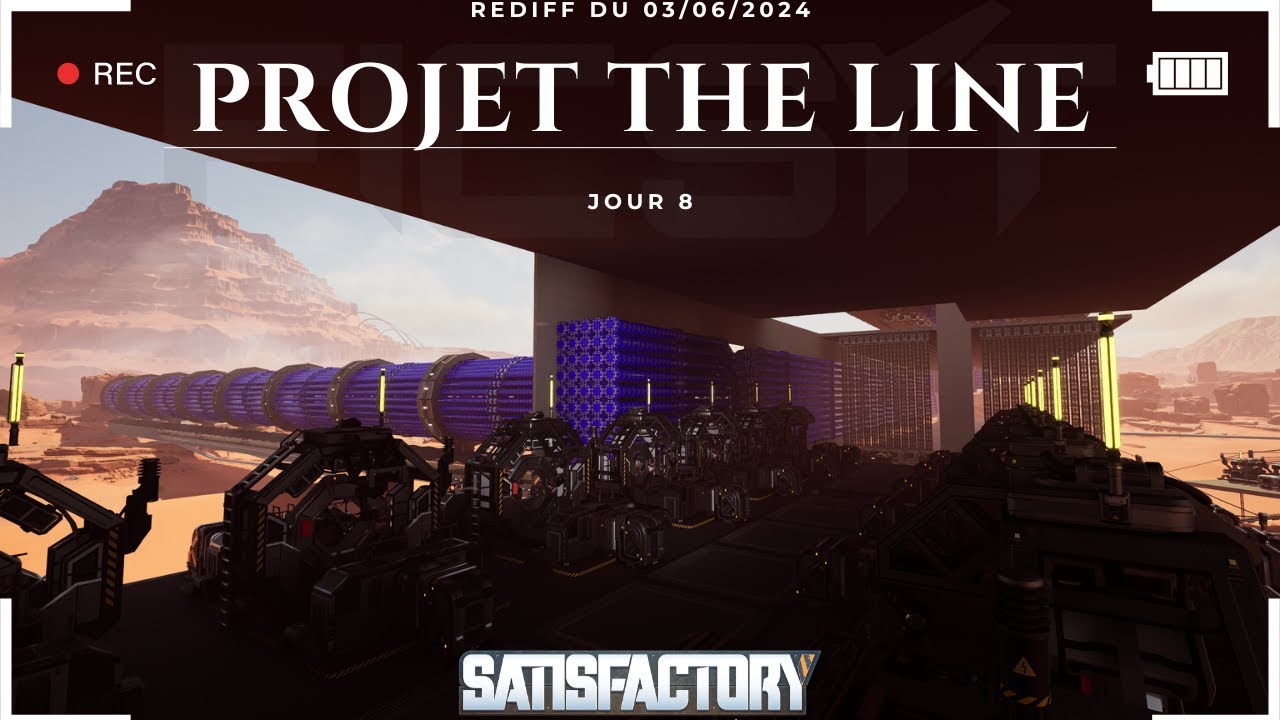 Map défi : The Line Jour 8 - YouTube