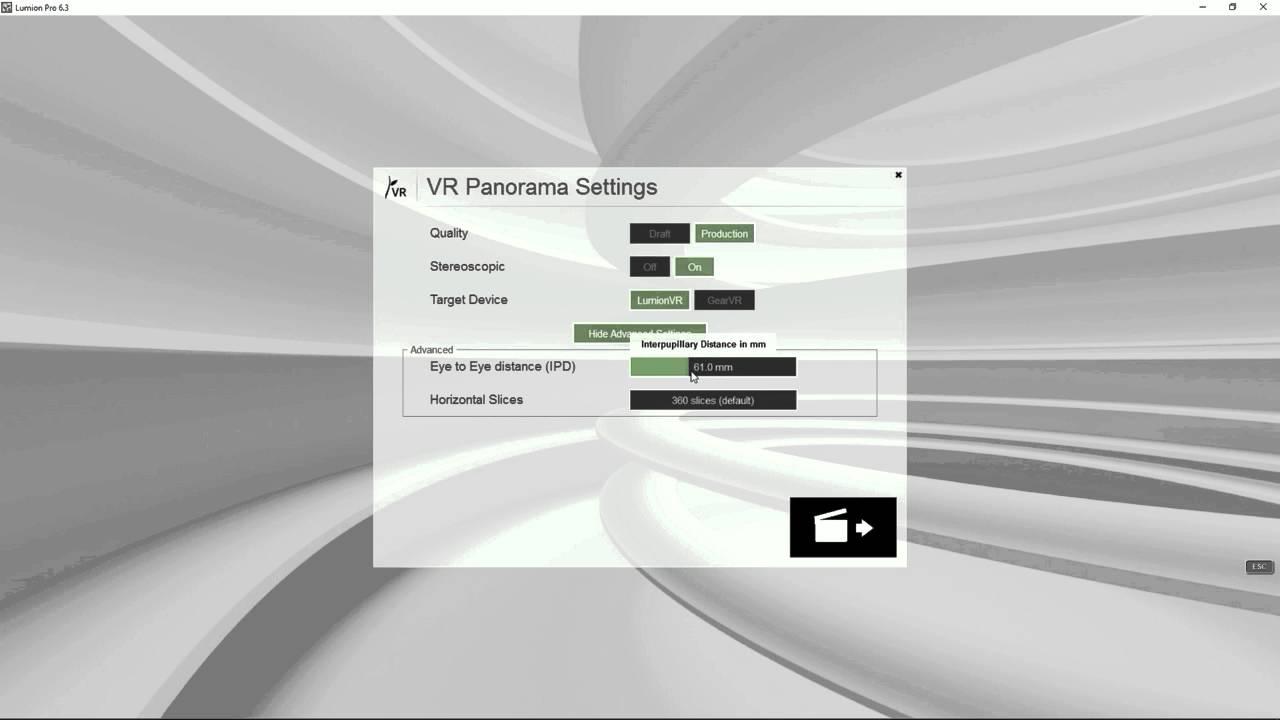 06 Advanced Render Settings LumionVR [Oculus Rift] - YouTube