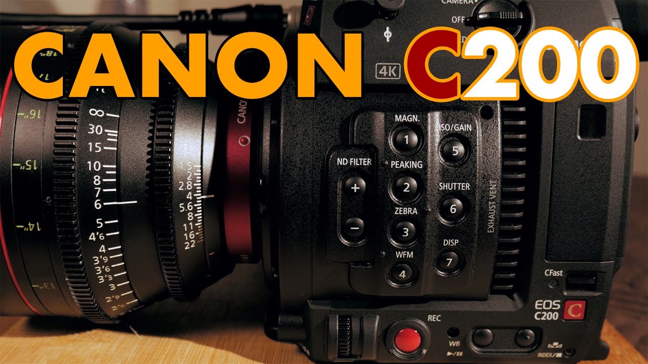 First Look at the Canon C200, Up-Close - YouTube