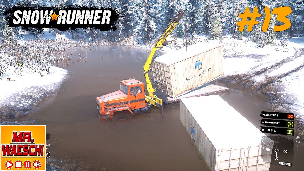 ️Snowrunner ️ - Container im Fluss (Offroad Simulation 🚚) #13 - YouTube