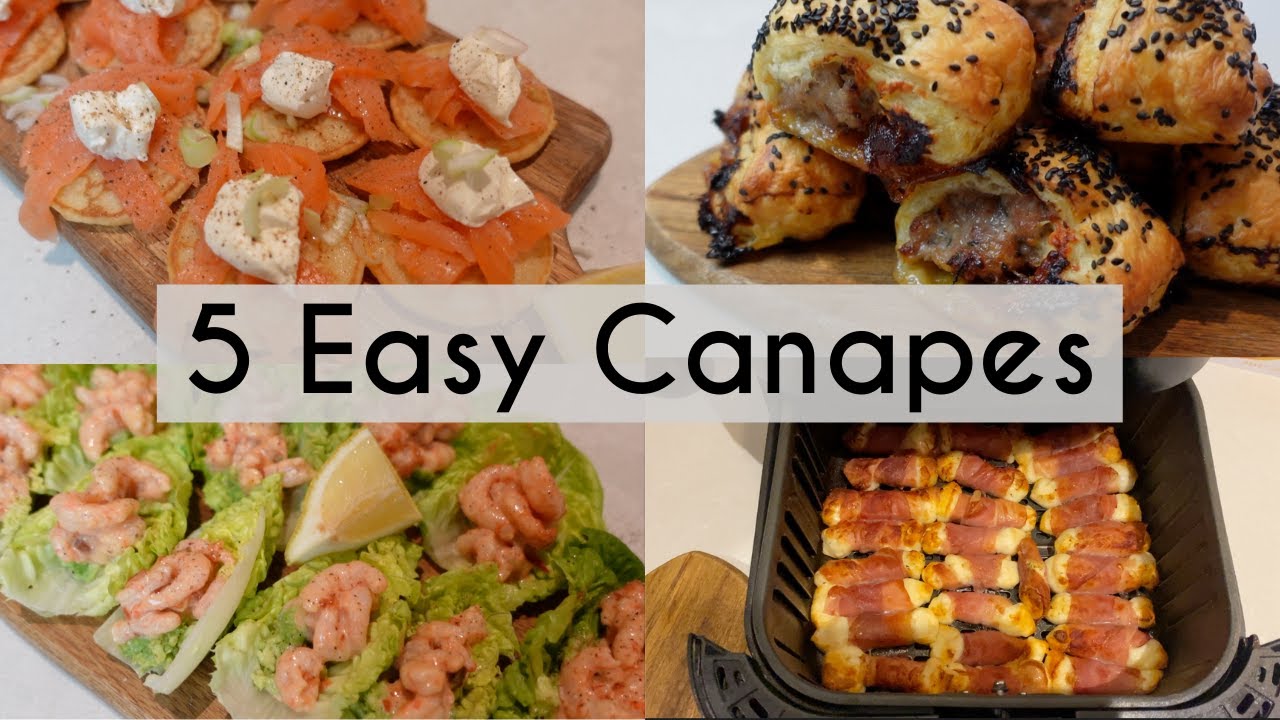 5 EASY CANAPÉS | EASY HOSTING GRAZING IDEAS | Kerry Whelpdale - YouTube