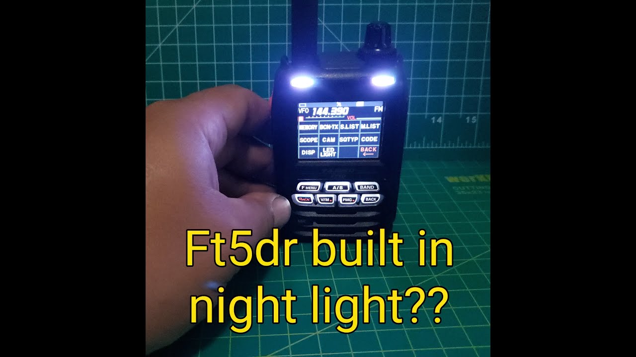 Ft5dr Night Light?? #yaesu #ft5dr #hamradio - YouTube