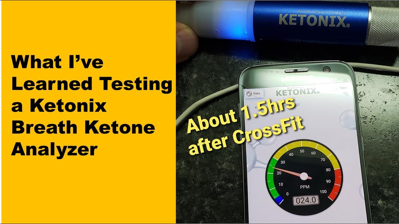 Testing With A Ketonix Ketone Breath Analyzer - YouTube