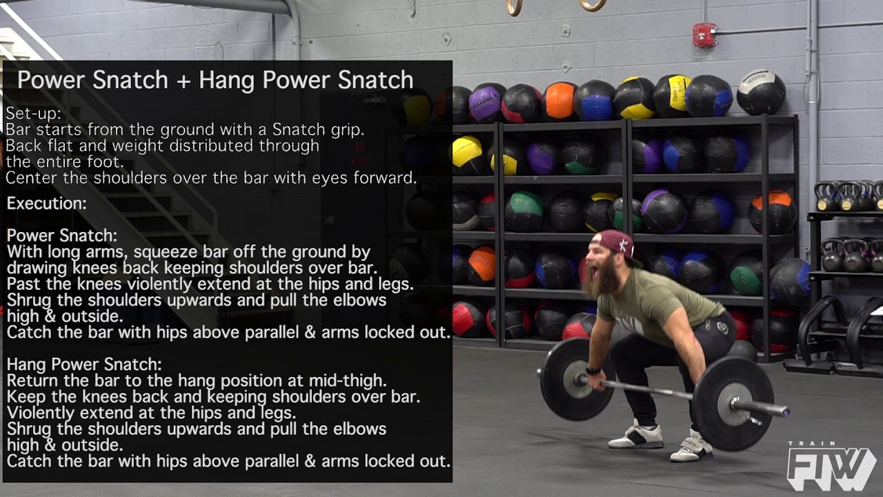 Power Snatch + Hang Power Snatch - YouTube