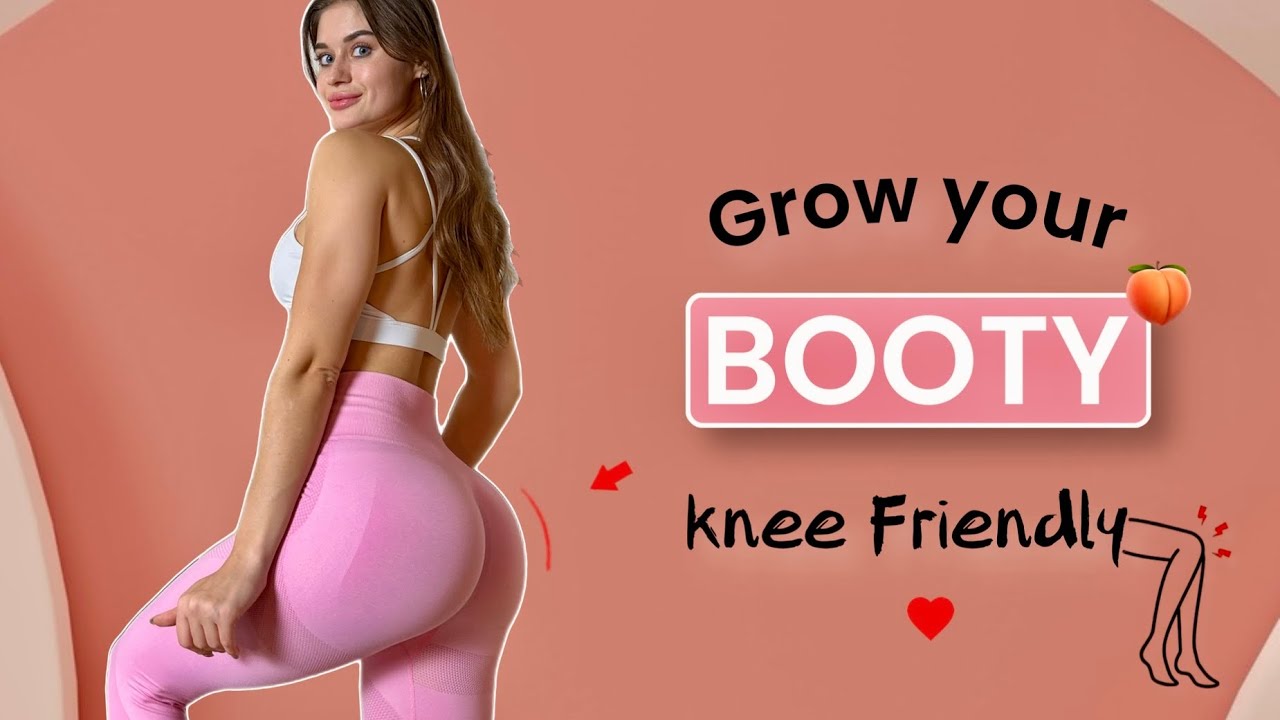 Grow Your Booty At Home Fast 🔥10 Min Knee Friendly Glutes Workout No