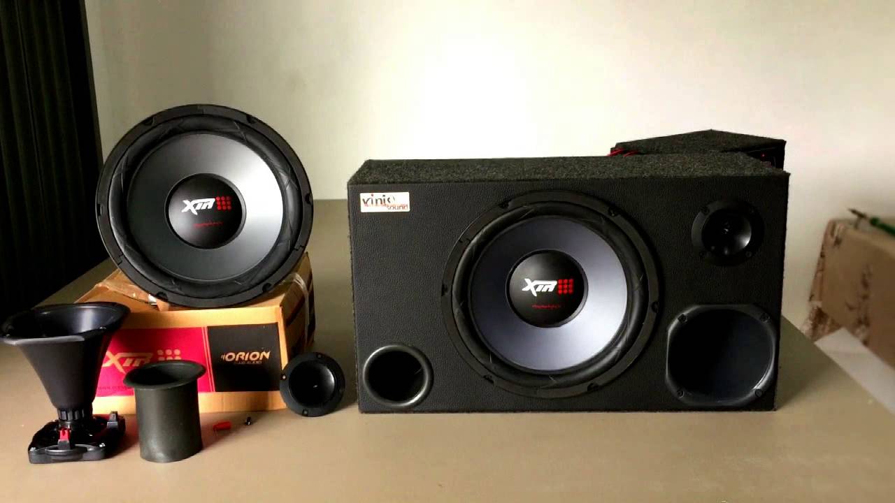 Caixa Trio Orion + Driver + Tweeter + Modulo Taramps - ViniSound - YouTube