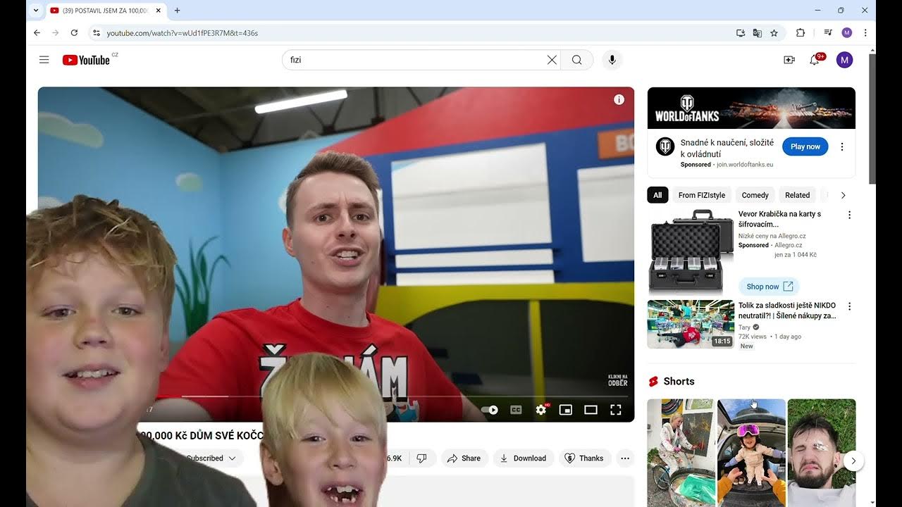 Reakce na FIZIHO - YouTube