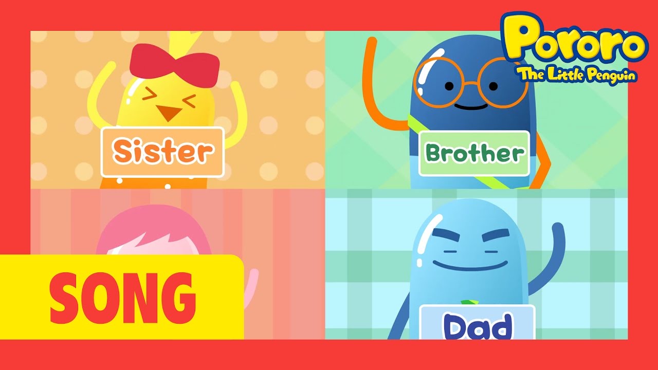 07 Family song | Learn family with Pororo | Mother Goose | Kids Chant ...