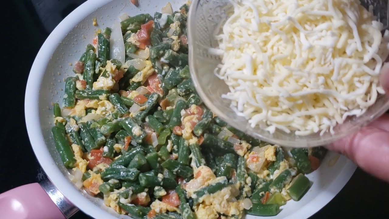 Ejotes frescos"receta casera"deliciosos y saludables 😋 - YouTube