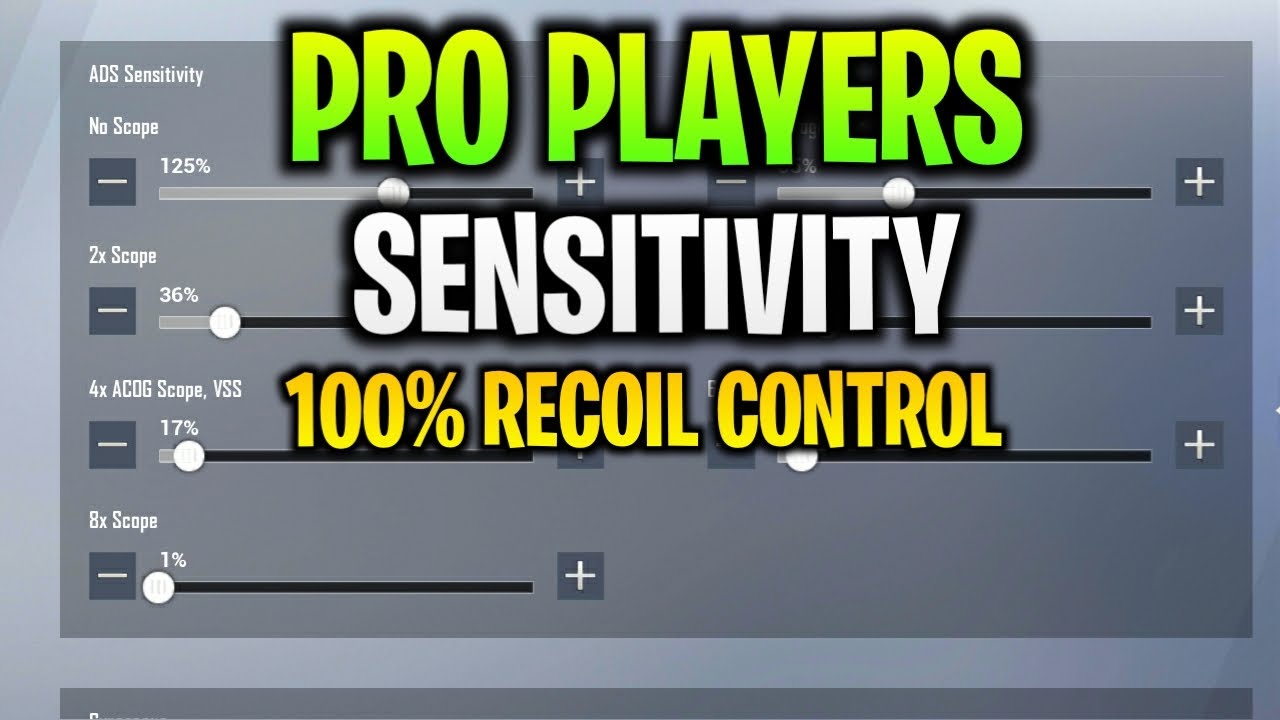 Pubg Mobile Lite Pro Player Sensitivity Settings | Pubg Lite Best ...