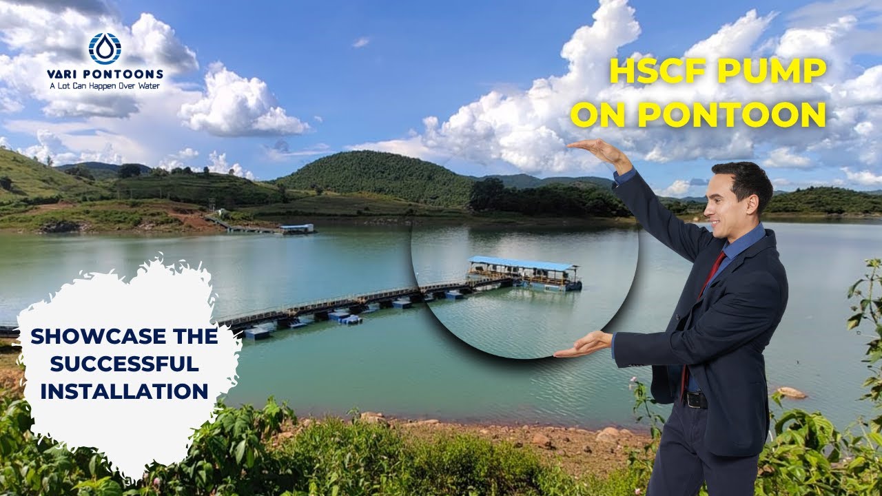 HSCF Pump Pontoon Installation at Indravati Dam | JMC Project by Vari ...