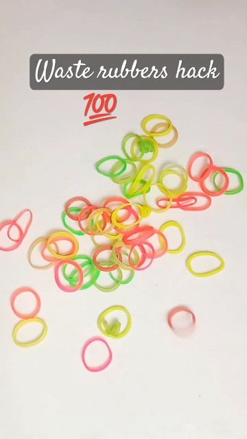 Diy rubber band hack💯|Easy diy rubber band@pzcraftylife#shorts #diy # ...