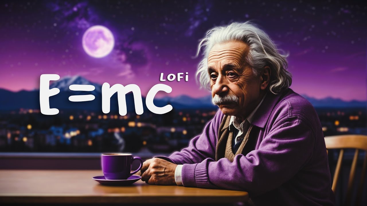 E=mc LoFi - Chill with Einstein for Deep thinking, focus, productivity ...