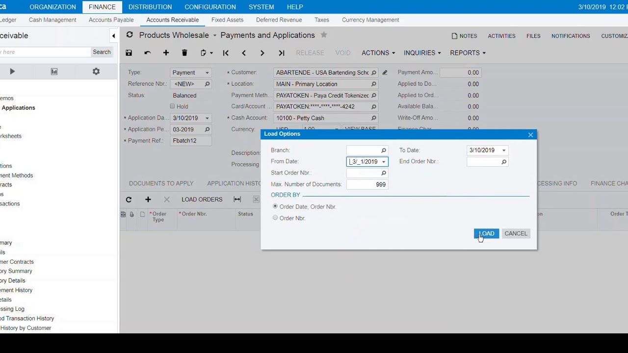 Paya's Acumatica Batch File Processing April 2019 - YouTube