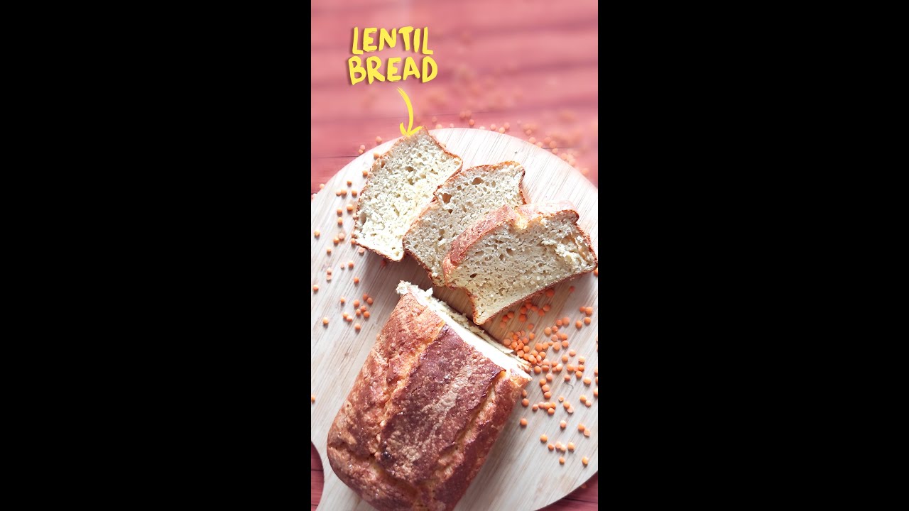 Red lentil bread | Vegan gluten free bread - YouTube