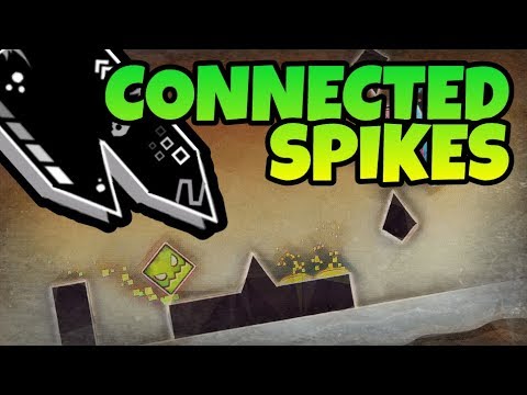 Connected Spikes Tutorial - Geometry dash 2.1 [How To Make Connected Spikes] - YouTube
