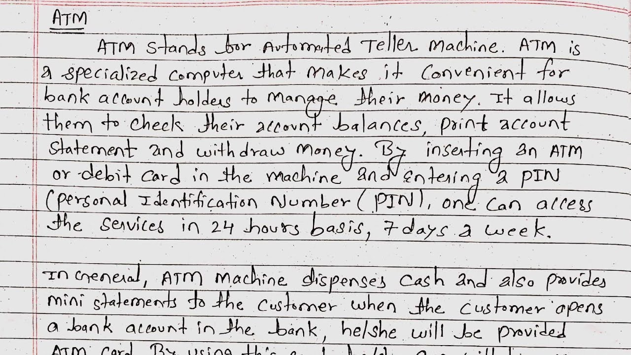ATM Machine | Short notes About ATM Machine | Loksewa Banking ...