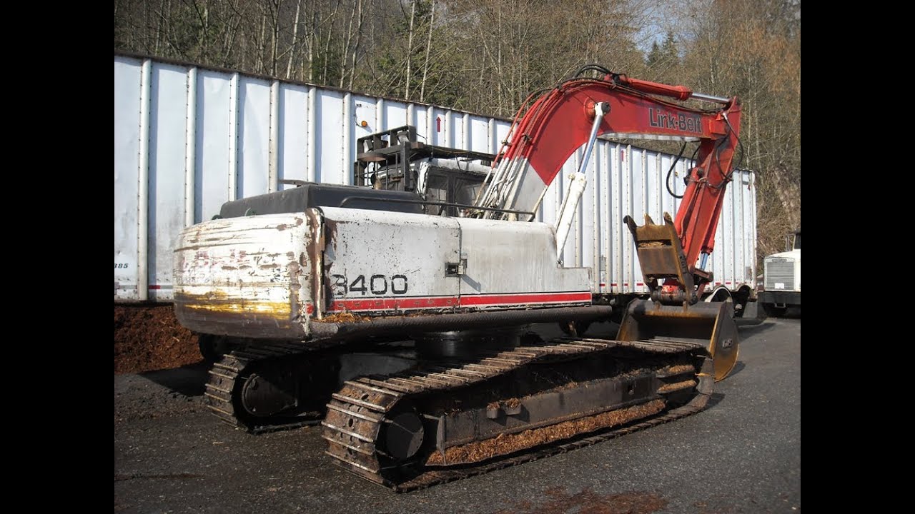 Link Belt 3400 Quantum Excavator - YouTube