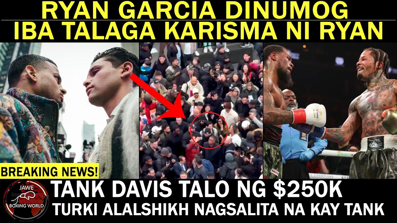 RYAN GARCIA DINUMOG iba Talaga KARISMA Ni Garcia | TANK DAVIS Magiging ...