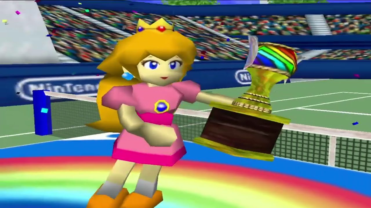 Mario Tennis: All Trophy Ceremonies (Singles) (Rainbow Cup) - YouTube