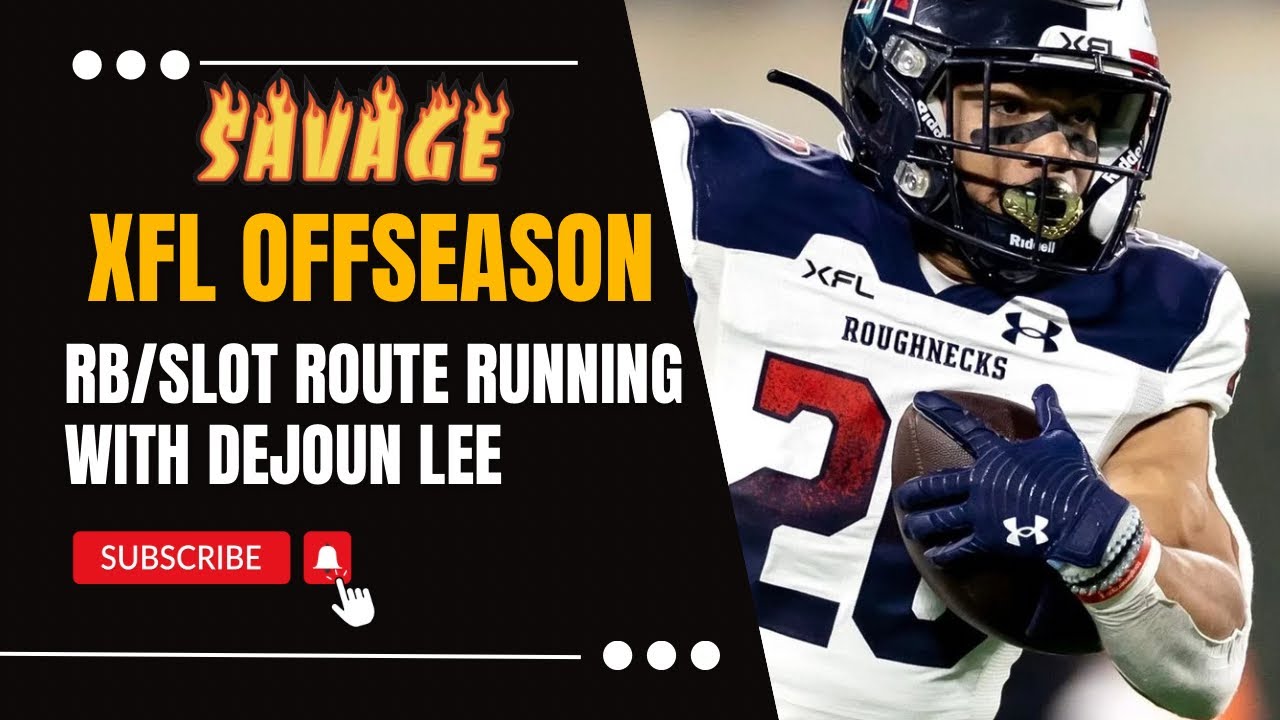 Clean Release & Routes For Running Backs #xfl #runningbacks #training # ...