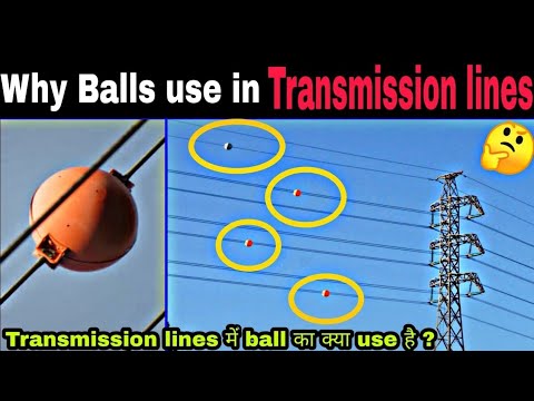 why colourful balls use on power lines? || what is aerial marker ball ...