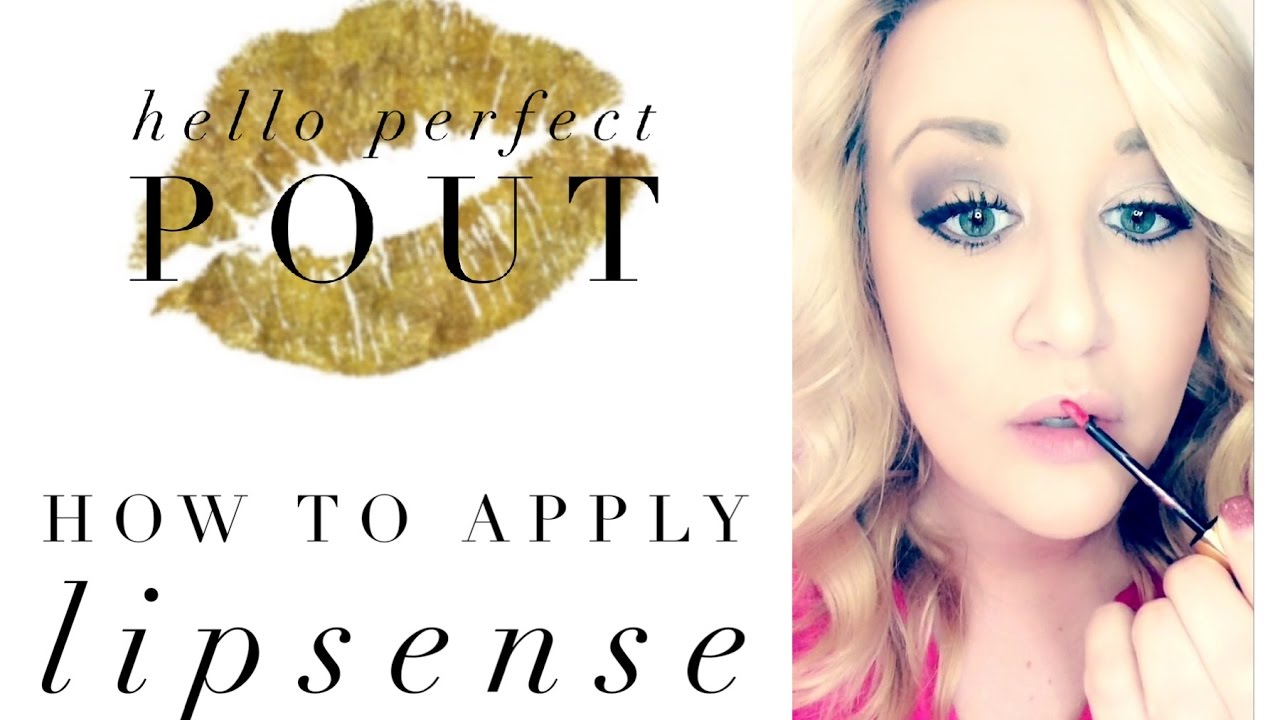 How to Apply LipSense by Hello Perfect Pout - YouTube