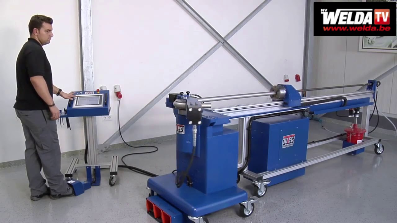 JUTEC | Mandrel bending device 5000 - Welda Group - YouTube