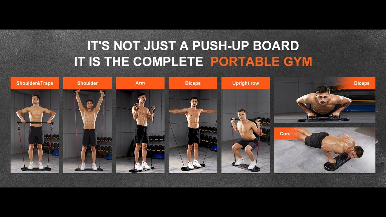 All-in-one Hotwave fitness equipment with 16 sports accessories. Burns ...
