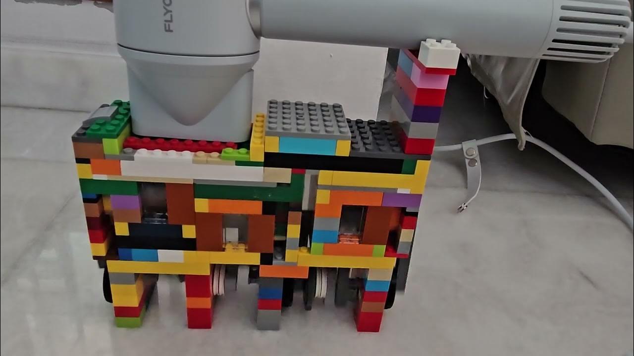 Lego PNEUMATIC Inline-3 cylinder engine - YouTube
