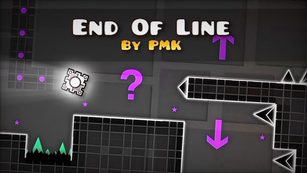 End of Line - PMK [Geometry Dash 100% Completion No Coins] - YouTube