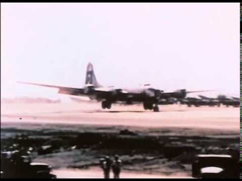29th BG B-29 Superfortress Crash landing on Iwo JIma - YouTube