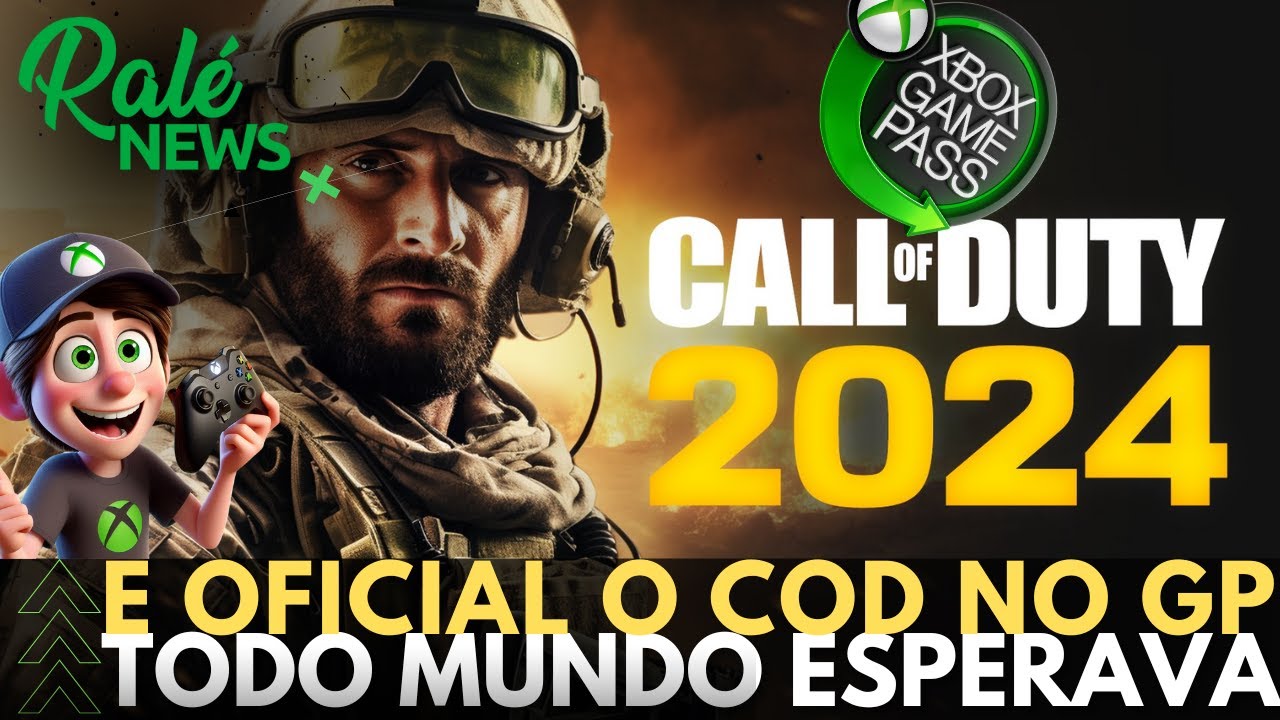 É OFICIAL - CALL OF DUTY NO XBOX GAMEPASS - SAIBA TUDO AGORA - YouTube