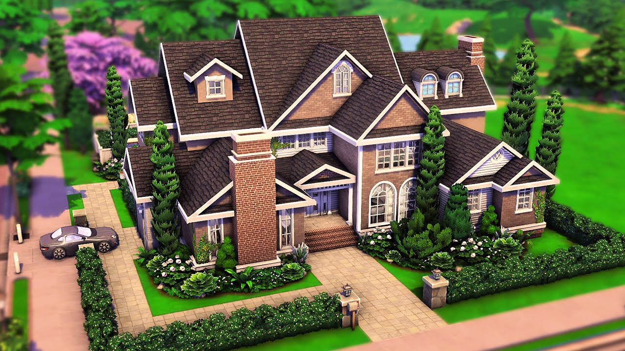 Huge Generations Family Home | The Sims 4 Speed Build - YouTube