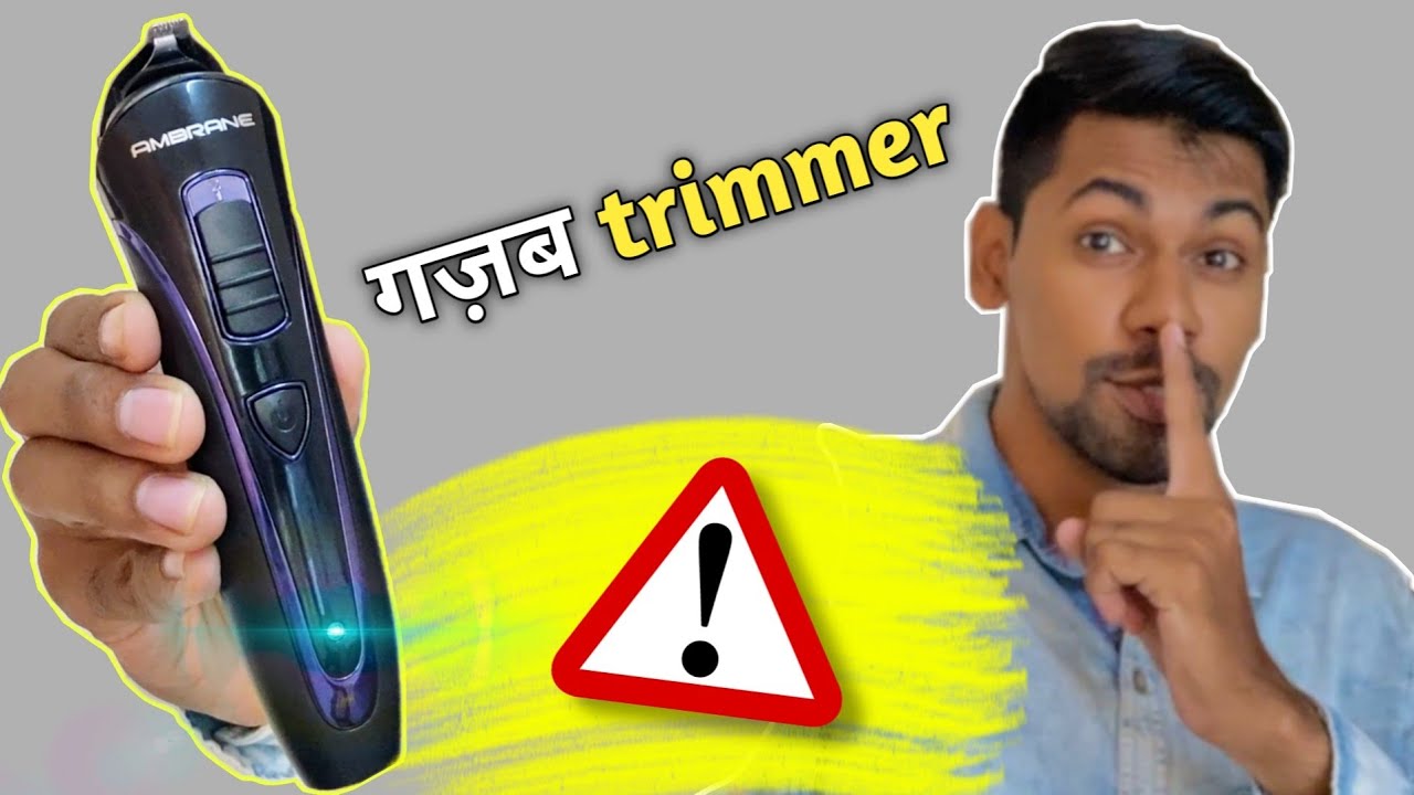 How to use a trimmer? All in One Budget Men's Grooming Kit | Best ...