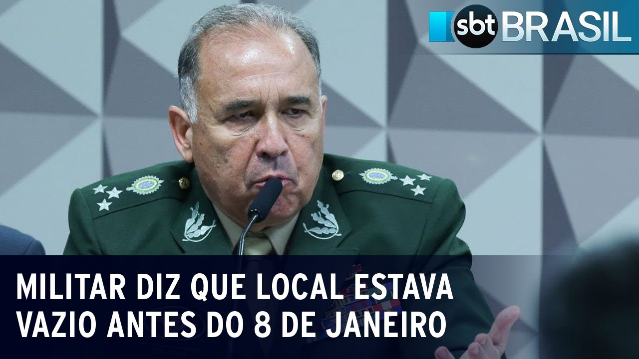 General nega omissão na retirada do acampamento do 8 de janeiro | SBT ...