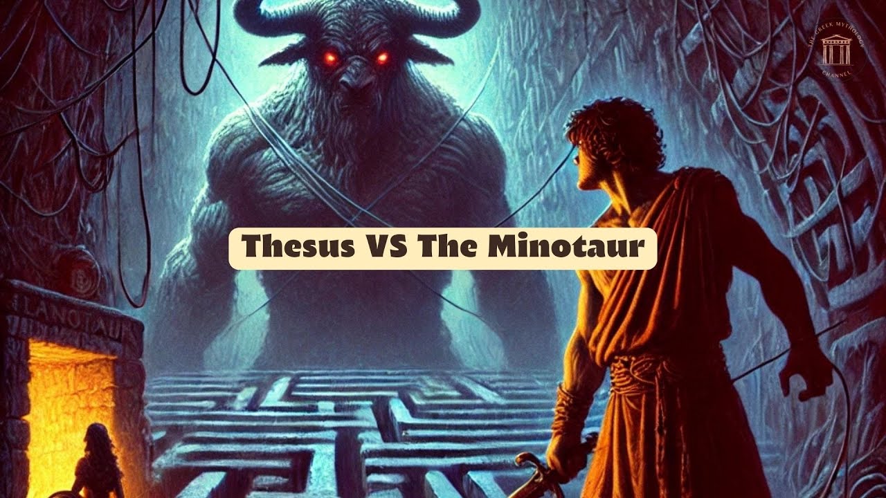 Theseus vs. The Minotaur: The Ultimate Battle - YouTube