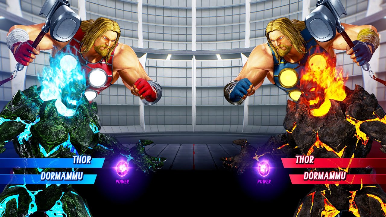 Thor & Dormammu vs Thor & Dormammu (Very Hard) - Marvel vs Capcom | 4K ...