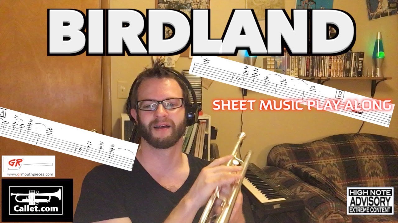 Birdland Maynard Ferguson Cover Sheet Music Play-Along - YouTube