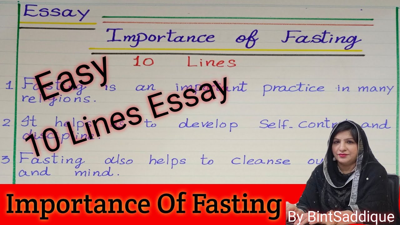 Importance Of Fasting | 10 Lines Essay On Importance Of Fasting | Easy ...