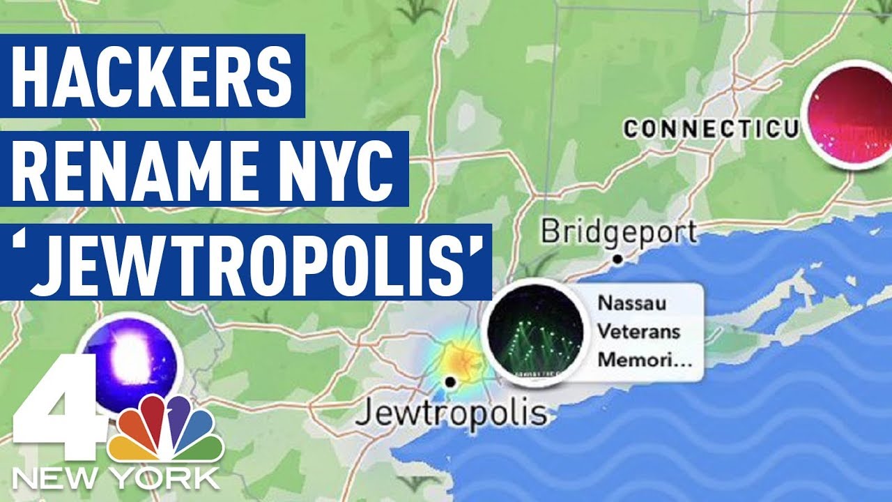 Map for Snapchat, Zillow Hacked to Show 'Jewtropolis' Instead of NYC ...