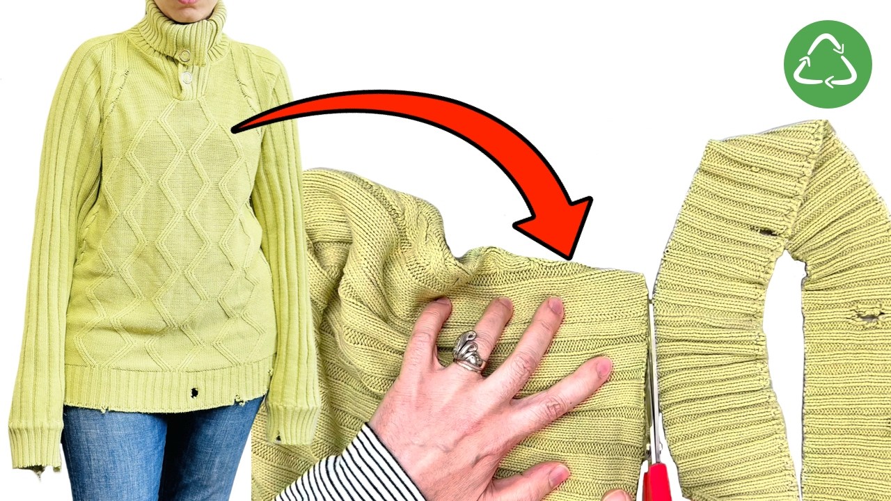 🔥 STOP Wasting Old Sweaters! 👍 DIY Hacks You Need to Know ️ - YouTube