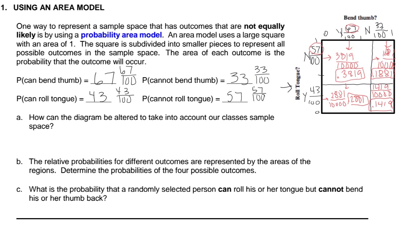 4.2.1 Area Probability Models - YouTube