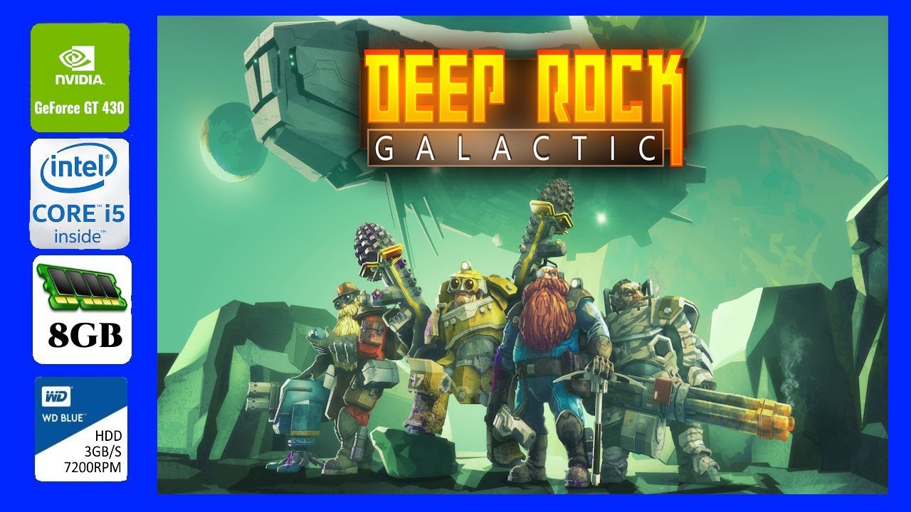 Deep Rock Galactic FPS Test On Core i5 3470 Geforce GT 430 8Gb Ram 720P ...